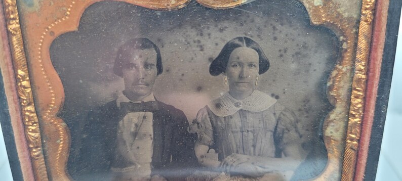 Antique Tintype Frame With Photo - Etsy