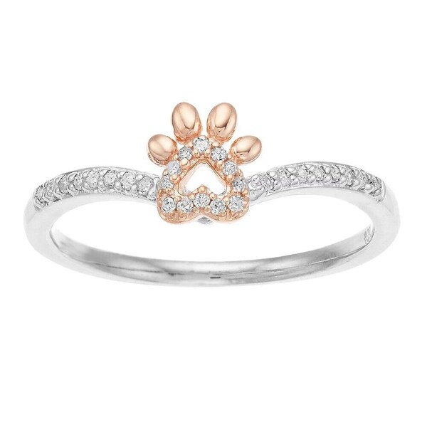 Paw Print Ring - Etsy