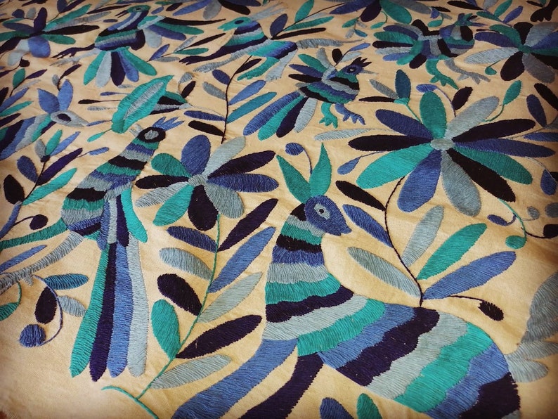 Otomi Animals in Blue Tones - Etsy