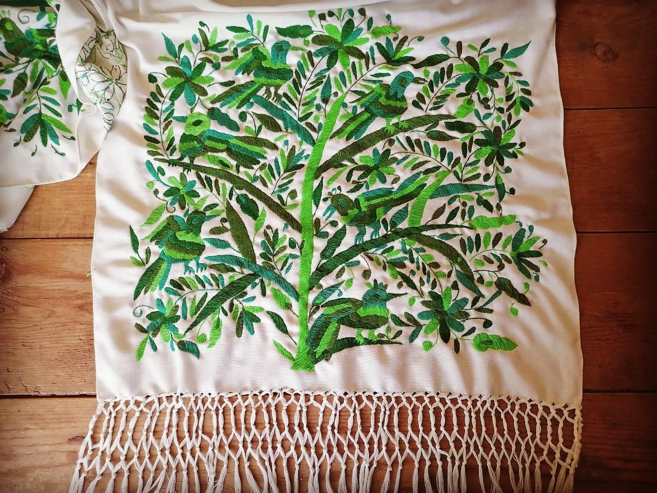 Otomi Tree of Life in Rebozo - Etsy
