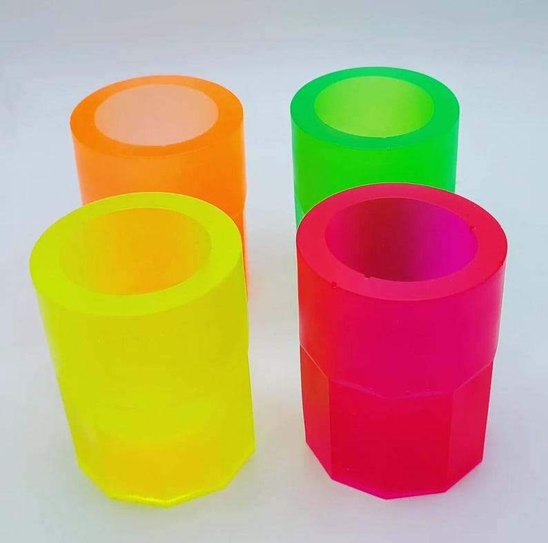 Neon Shot Glass Set - Etsy