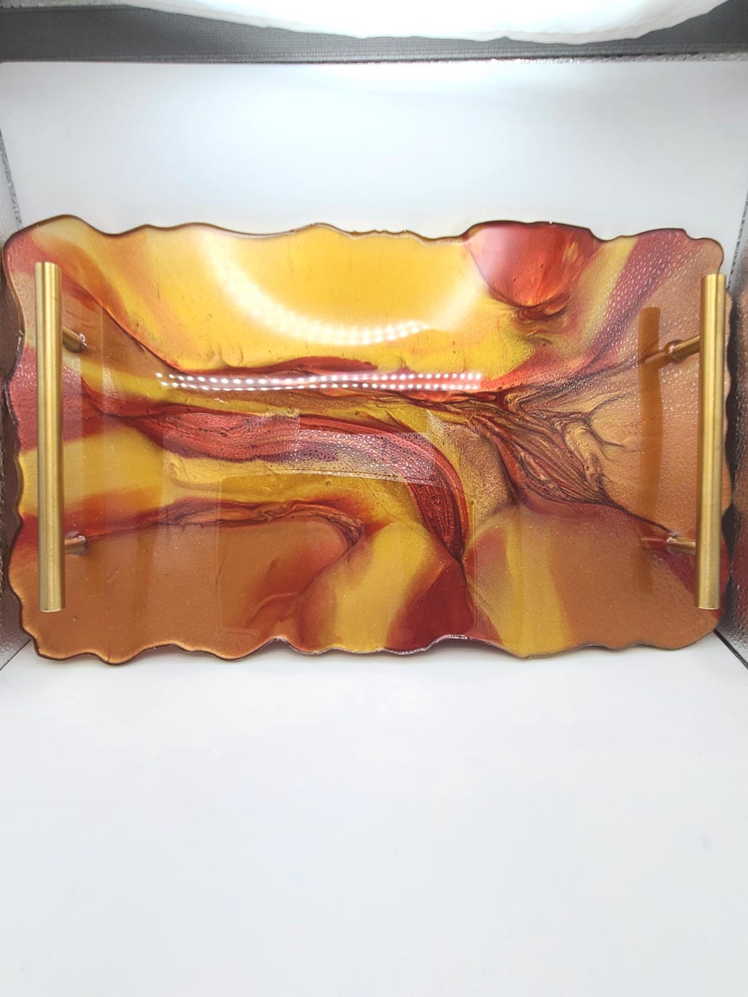 Customizable Serving Tray With Handles - Etsy