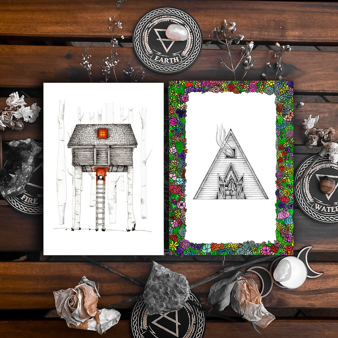 Midsommar Temple and Hereditary Tree House Art Print Bundle Pack ...