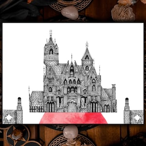 Crimson Peak Allerdale Hall Print Guillermo Del Toro Crimson Peak Print ...