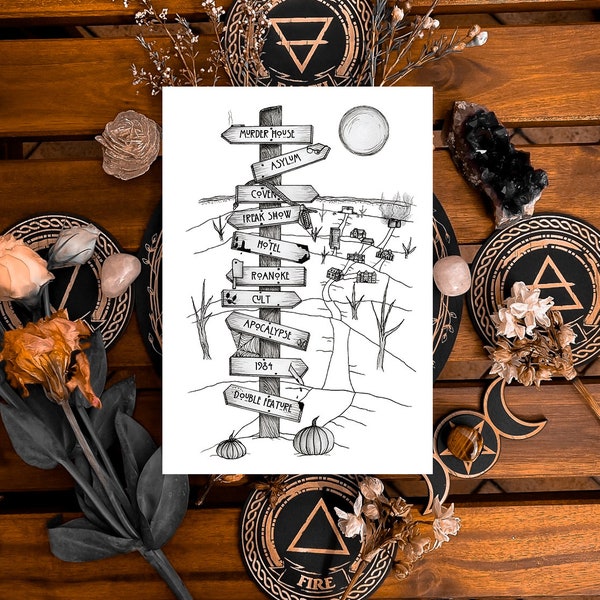 Ahs Coven Art - Etsy