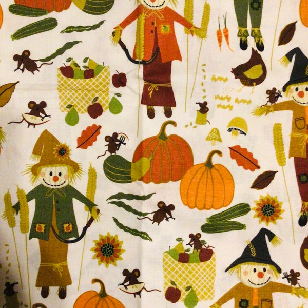 Scarecrow Fabric - Etsy