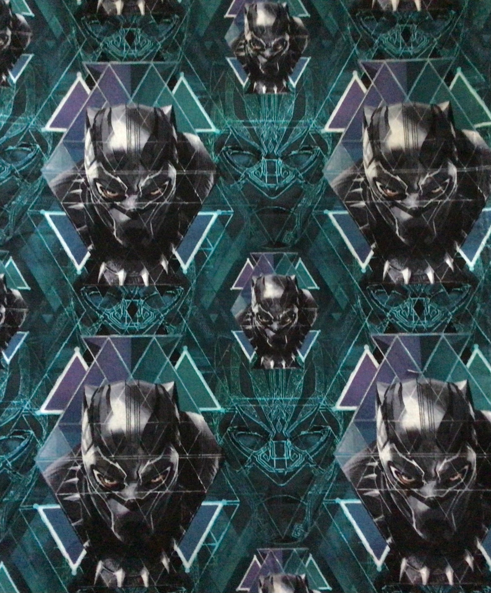 Black Panther Fabric by the 1/2 Yard - Etsy