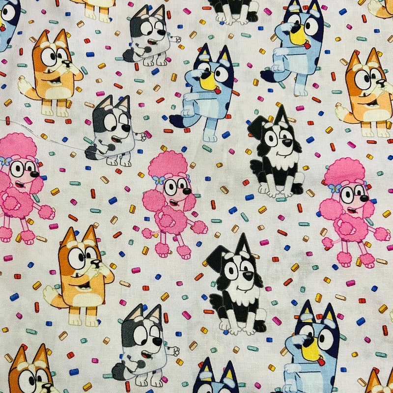 Bluey Fabric by the Yard - Etsy