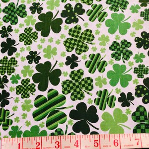 Four Leaf Clover Fabric by the 1/2 Yard - Etsy