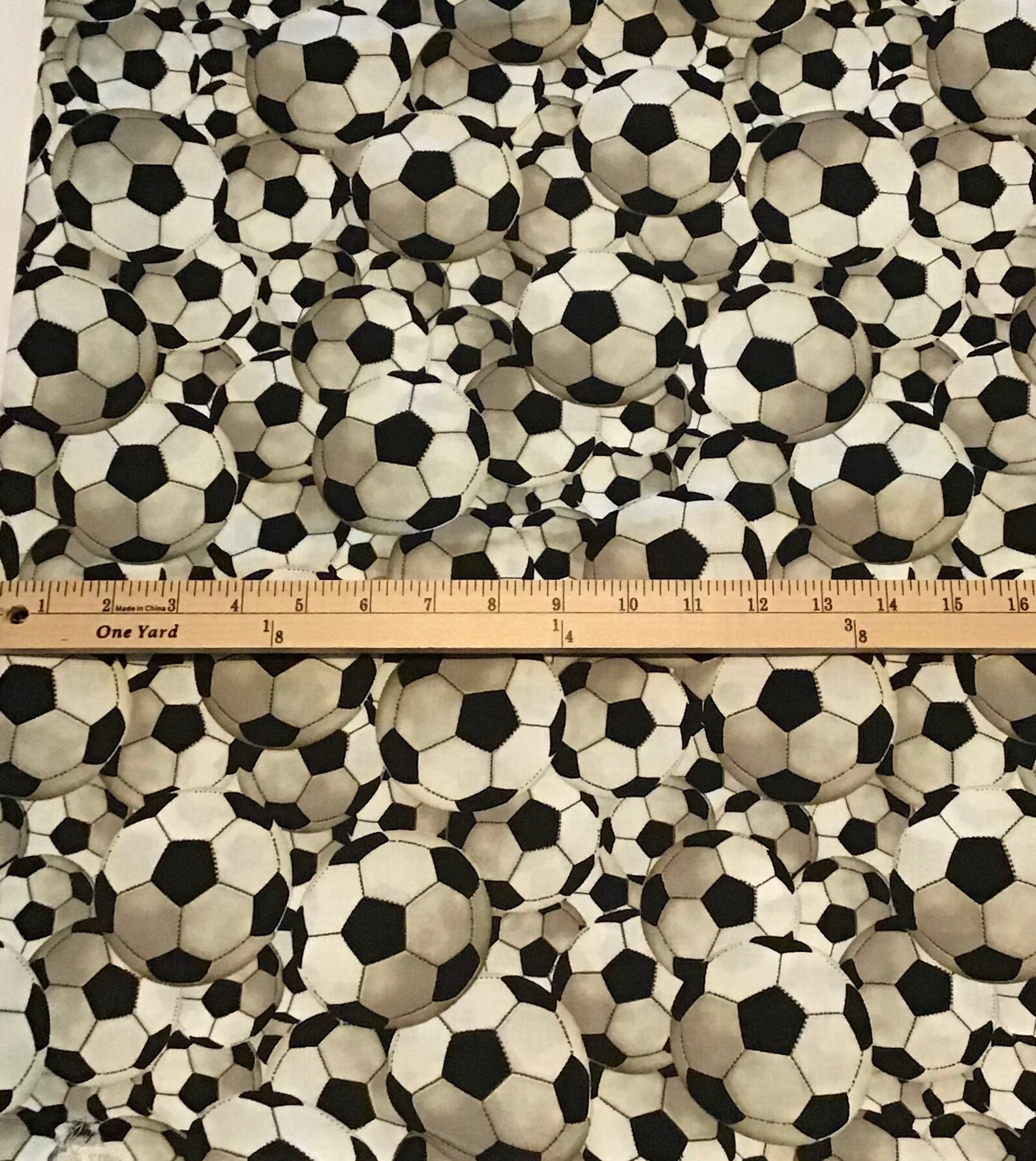 Soccer Ball Fabric by the 1/2 Yard - Etsy