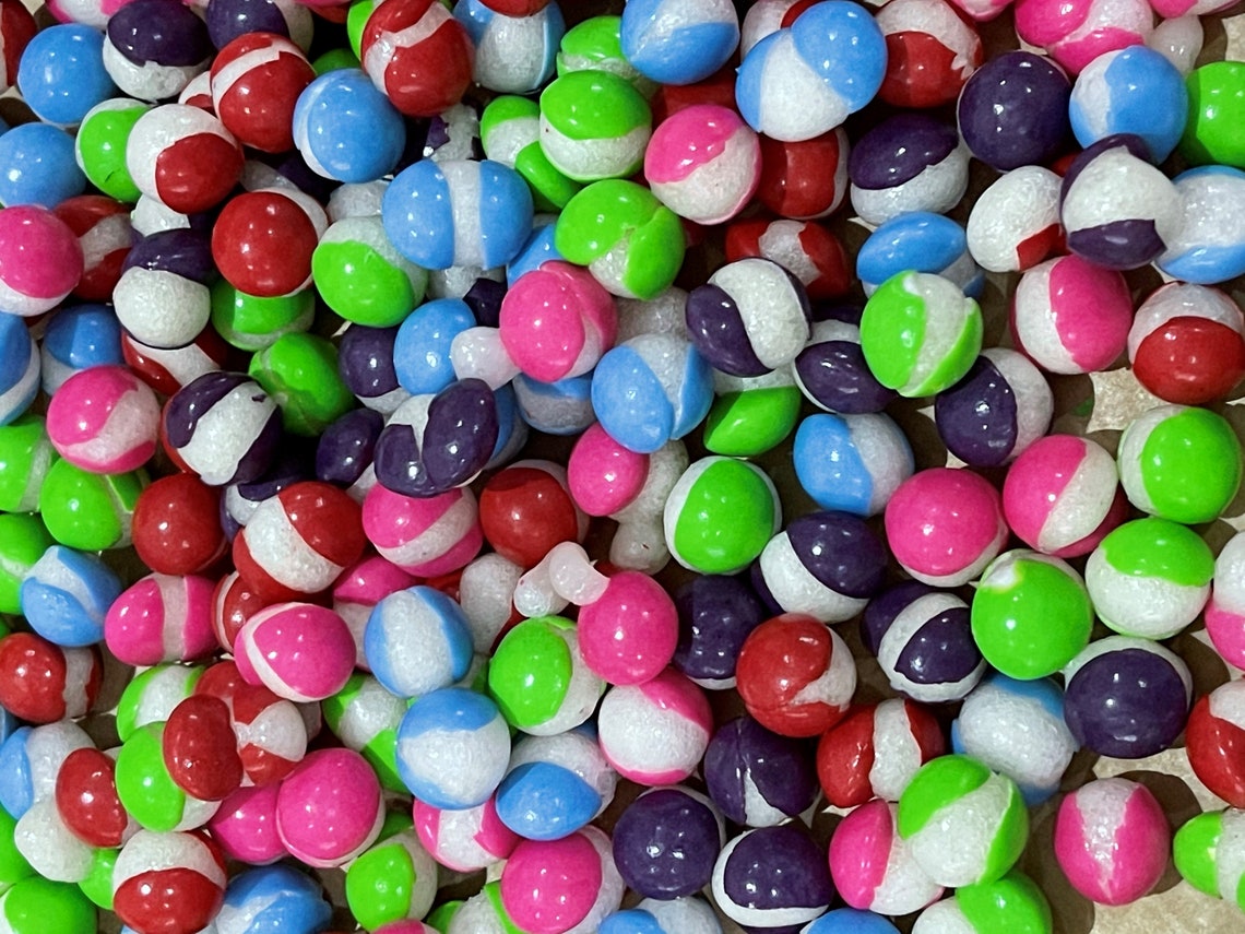 Sci-fi Foods UK Freeze Dried Round Button Multicoloured Wild - Etsy