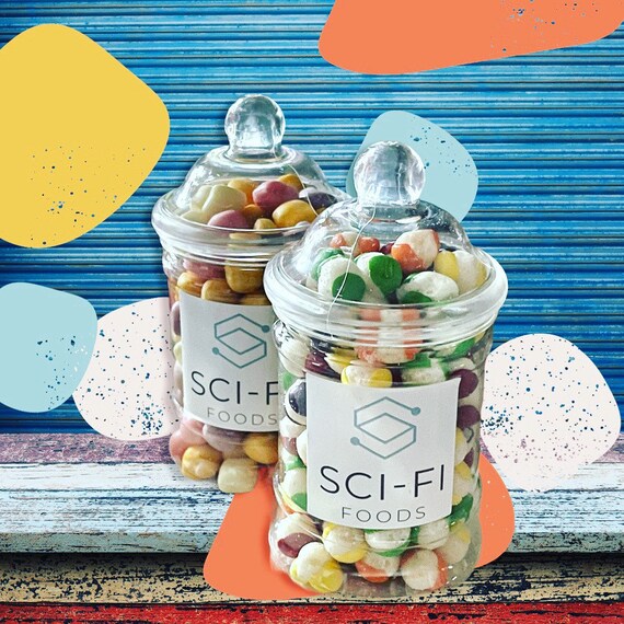 Sci-fi Foods UK Freeze Dried Round Multicoloured Fruit | Etsy UK