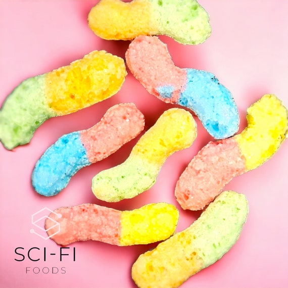 Gummy Worms Freeze Dried