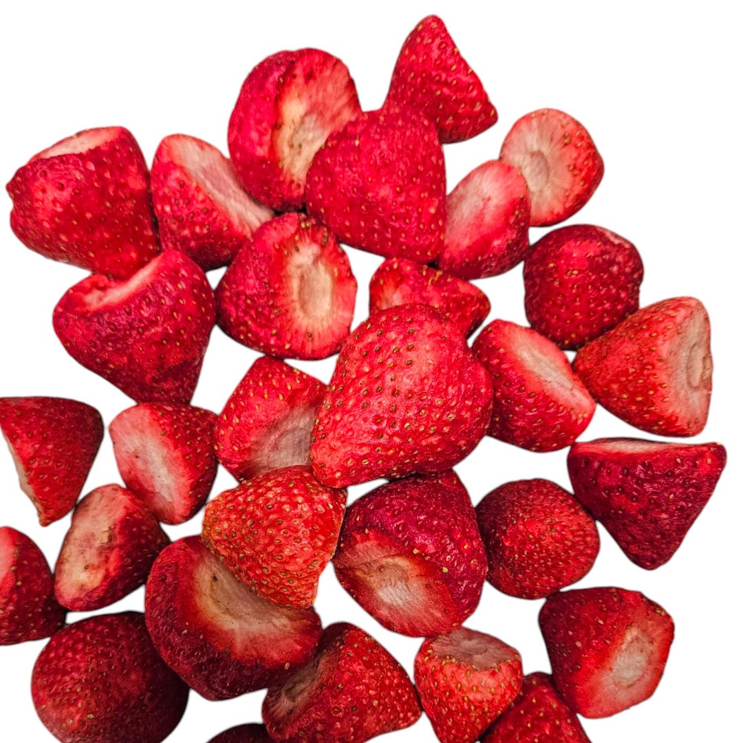 Freeze Dried Fruit UK British Strawberries Farmed in UK 30g Dried 270g ...