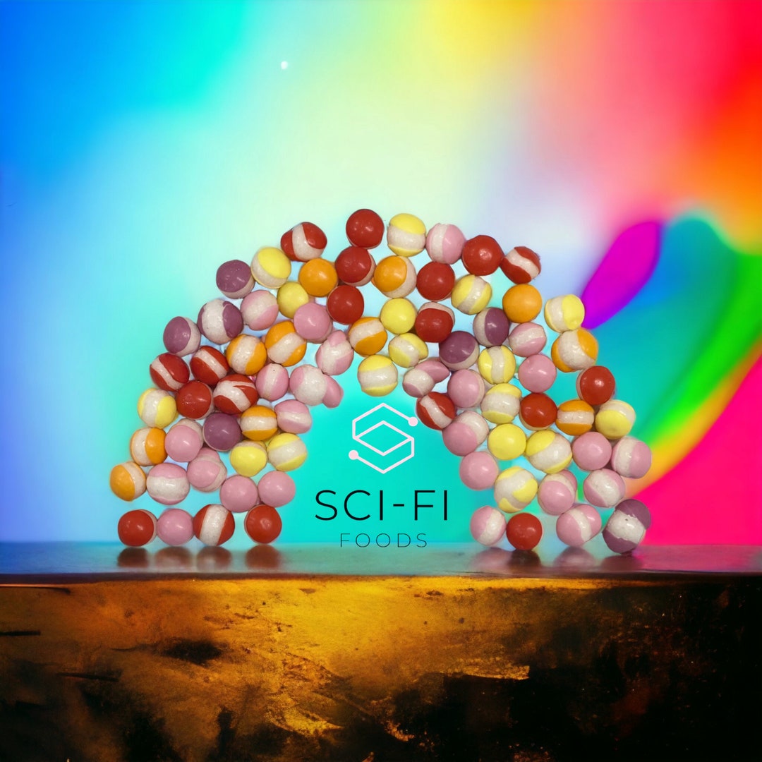Sci-fi Foods UK Freeze Dried Skittle Dessert Flavoured Candy Sweets ...