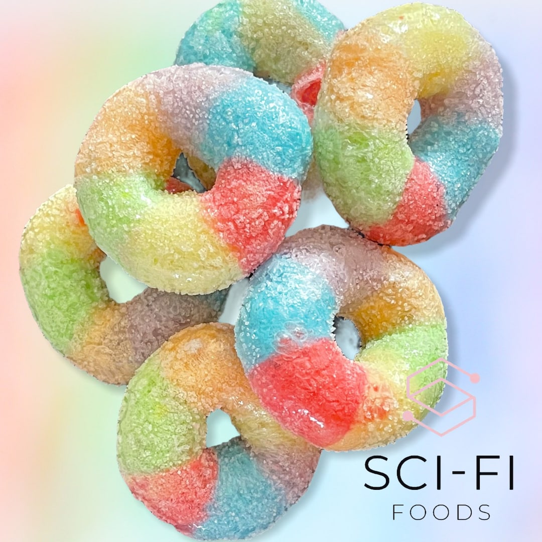 Freeze Dried Mixed Fruit Rings-the Peach Ring Just Got A Bestie - Etsy