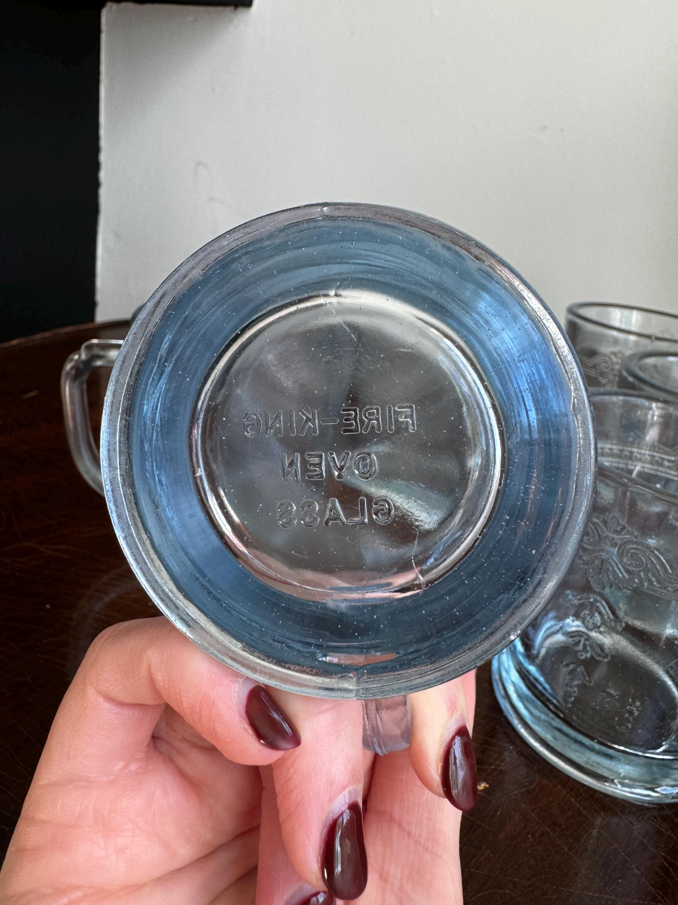 Fire King Blue Sapphire Mug, Vintage Glassware, Collectible - Etsy