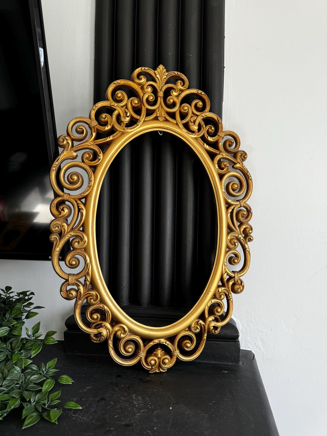 Vintage Syroco Ornate Gold Frame - Baroque Style Frame, Mirror Frame ...