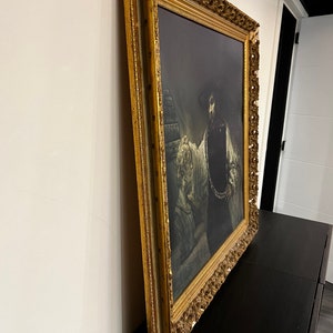 Aristotle Contemplating the Bust of Homer – Ornate Frame – Vintage ...