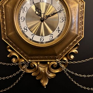 Syroco Wall Clock and Candle Sconces, Vintage Wall Decor, Hollywood ...