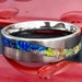Hidden Glow - Glow Ring, Inlay Ring, Tungsten Ring, Jewelry for Men ...