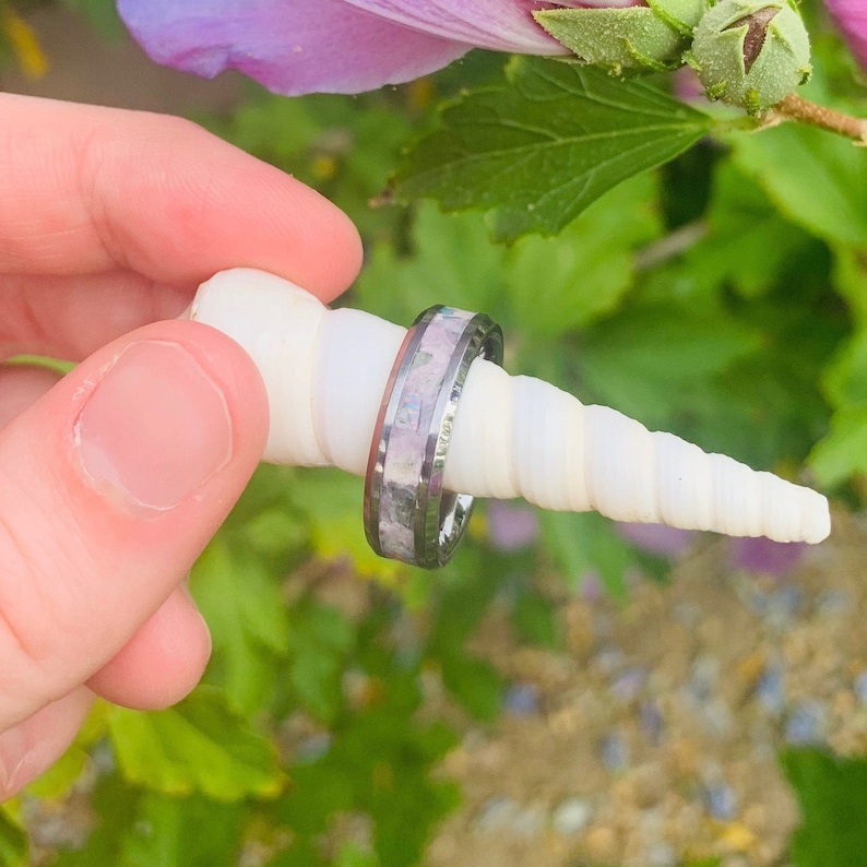 Hidden Glow Glow Ring Inlay Ring Tungsten Ring Jewelry - Etsy