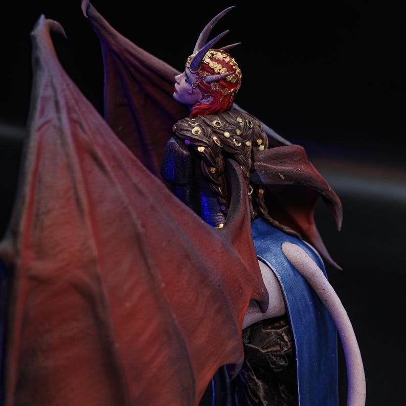 Mizora - Baldurs Gate 3 Hand Painted High Quality Art Figure Statue ...