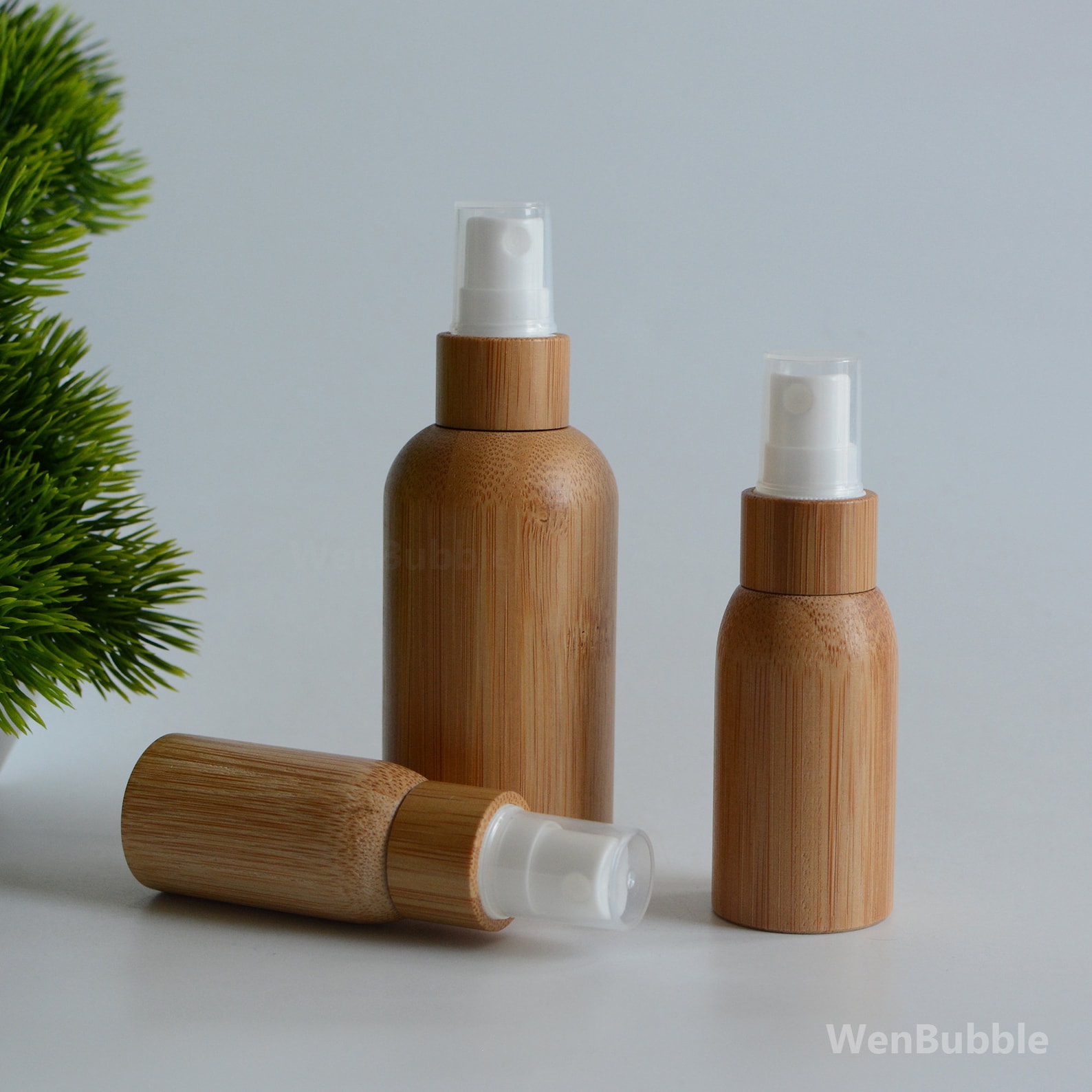 1-200pcs 15ml 30ml 50ml 100ml Eco Friendly Natural Bamboo Spray Bottles ...