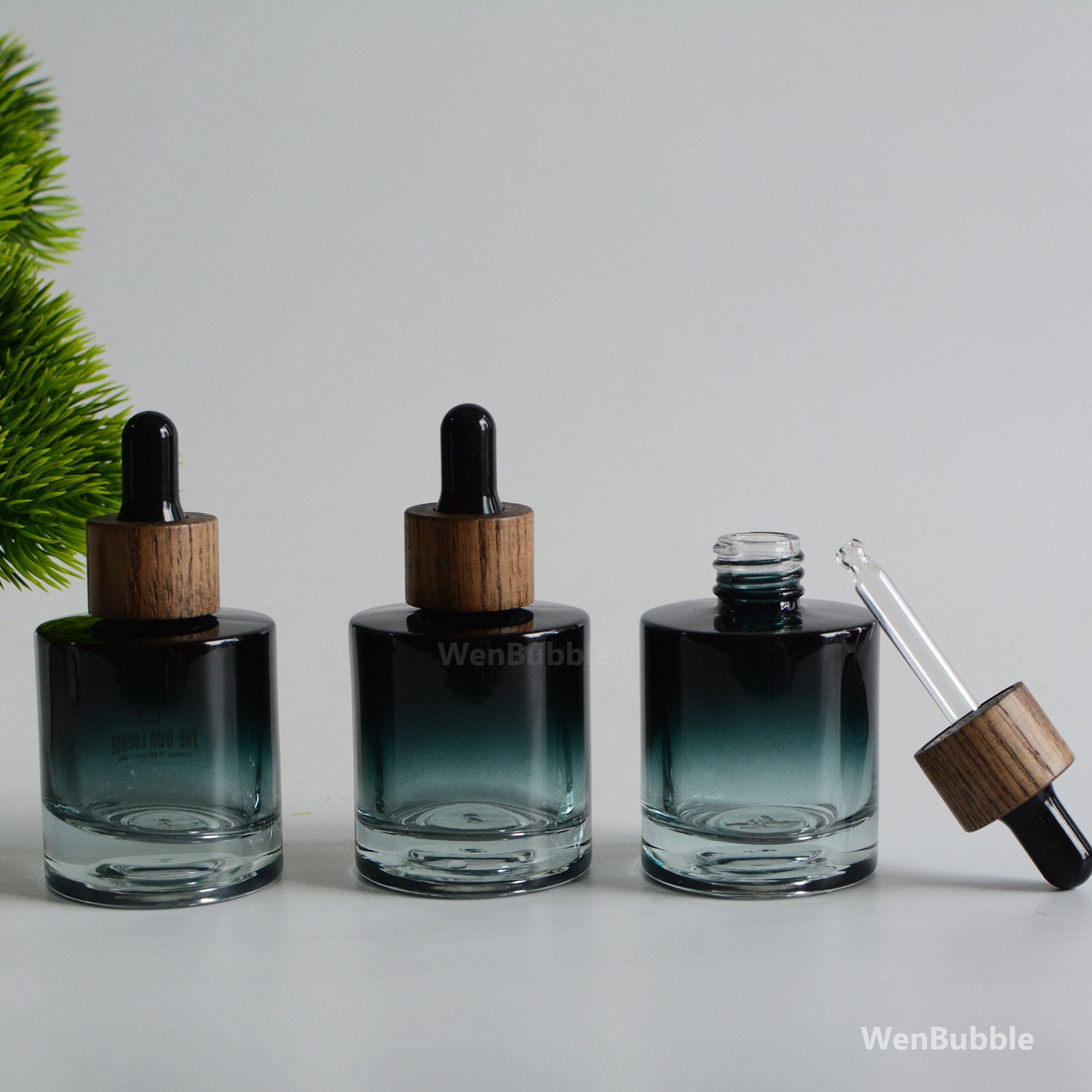 1-200pcs 30ml 1oz Natural Wooden Dropper Bottle Luxury - Etsy