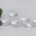 1-200pcs 5g 15g 30g 50g 100g Cosmetic Clear Glass Cream Jar Container ...