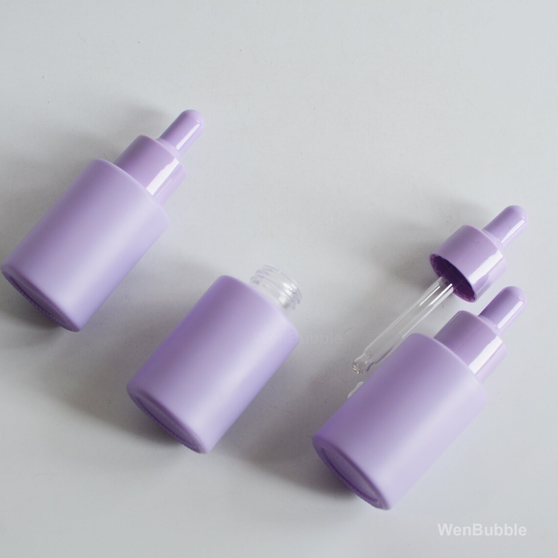 30ml 1oz Purple Glass Dropper Bottles, Cosmetic Beauty Skin Care ...