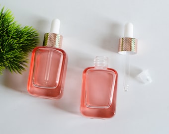 50/1000pcs 30ml 1oz Matte Glass Essential Oil Dropper Bottles, Yellow ...