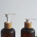 1-200pcs 250ml 8oz Natural Bamboo Hand Lotion Soap Dispenser Pump ...