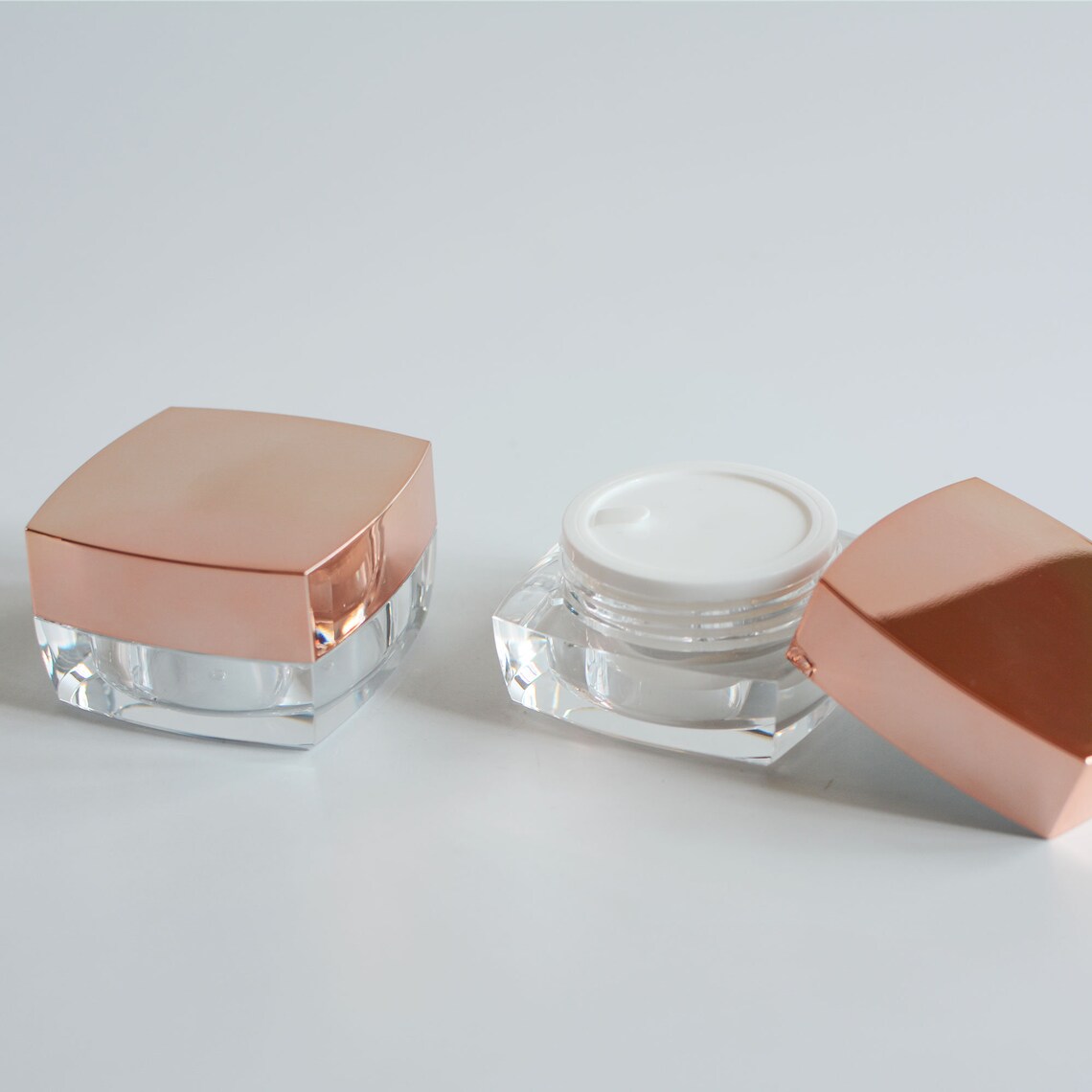 5g 15g 30g 50g Shiny ABS Square Cream Jar Container Plastic - Etsy