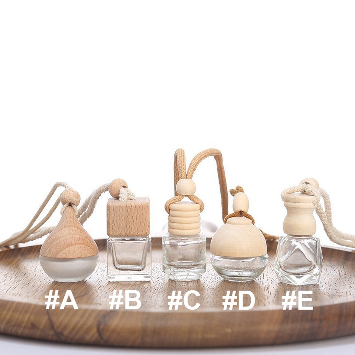 Empty Car Diffuser Bottle, DIY Glass Diffuser Container for Car ...