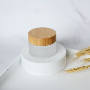 15g 30g 50g Natural Bamboo Wooden Empty Cream Jar Container, DIY Beauty ...