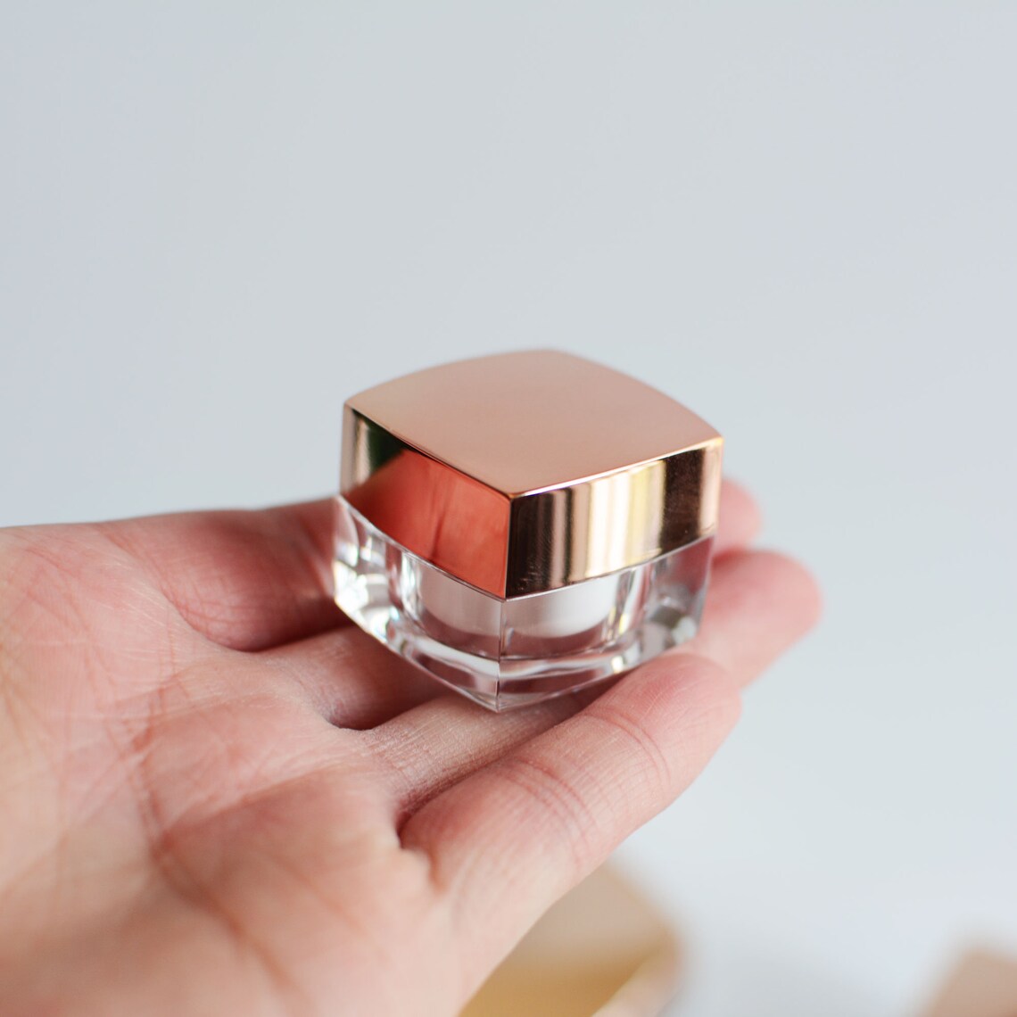 5g 15g 30g 50g Shiny ABS Square Cream Jar Container Plastic - Etsy