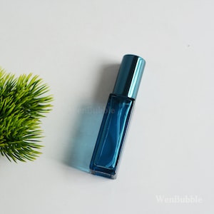 1-1000pcs 5ml 10ml Multi-color Square Glass Vial Perfume Spray Bottle ...