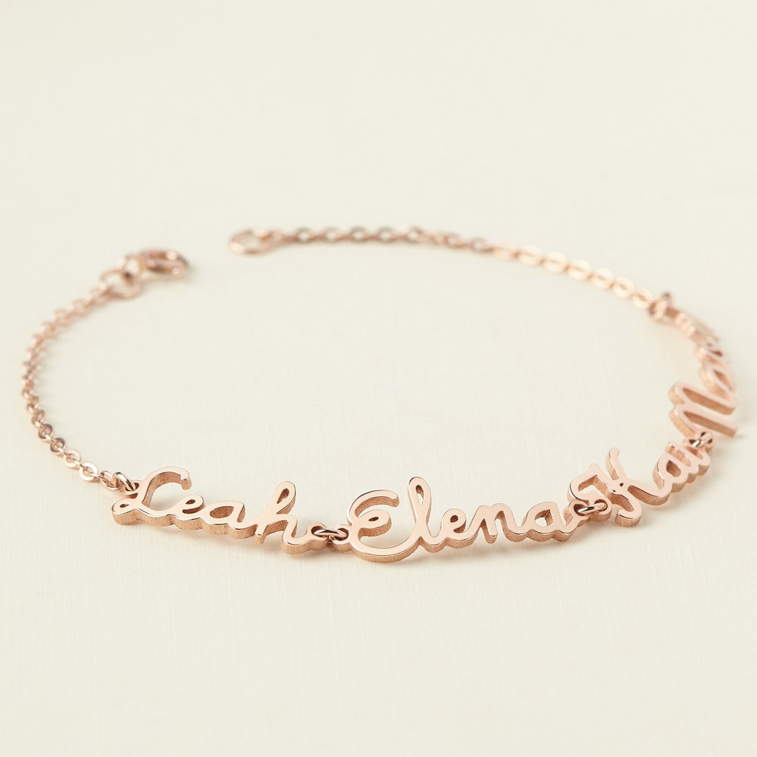 Personalized Mom Bracelet, Mom Gift From Daughter, Grandma Jewelry ...