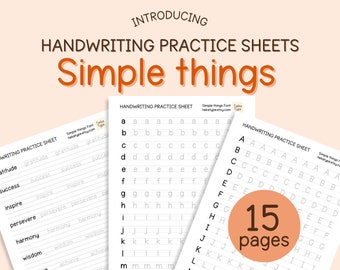 Neat Handwriting Practice Sheets, Printable Handwriting Worksheets ...