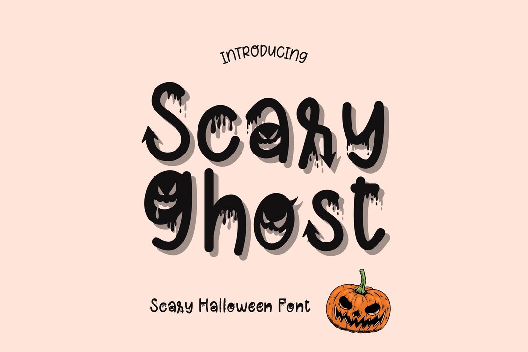 Halloween Font, Spider Font, Cricut Font, Spooky Font, Scary Font ...