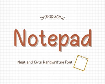 Neat Handwritten Font, Neat Handwriting, Neat Font, Cute Handwritten ...