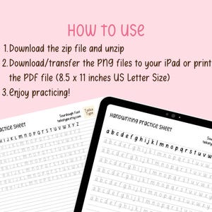Cute Handwriting Practice Sheets, Printable Handwriting Worksheets ...
