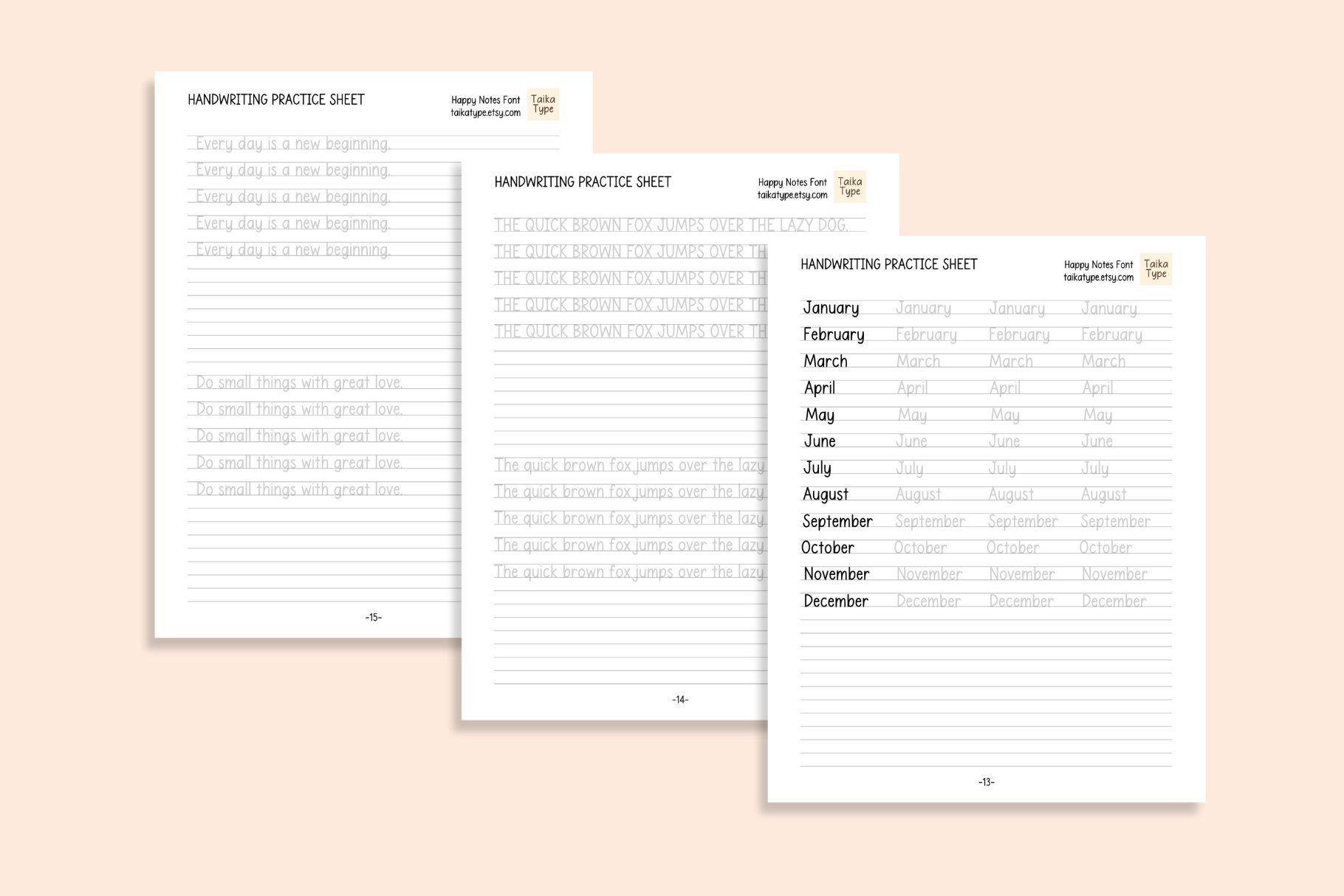 Neat Handwriting Practice Sheets, Printable Handwriting Worksheets ...