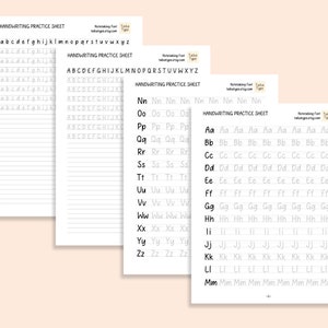 Neat Handwriting Practice Sheets, Printable Handwriting Worksheets ...