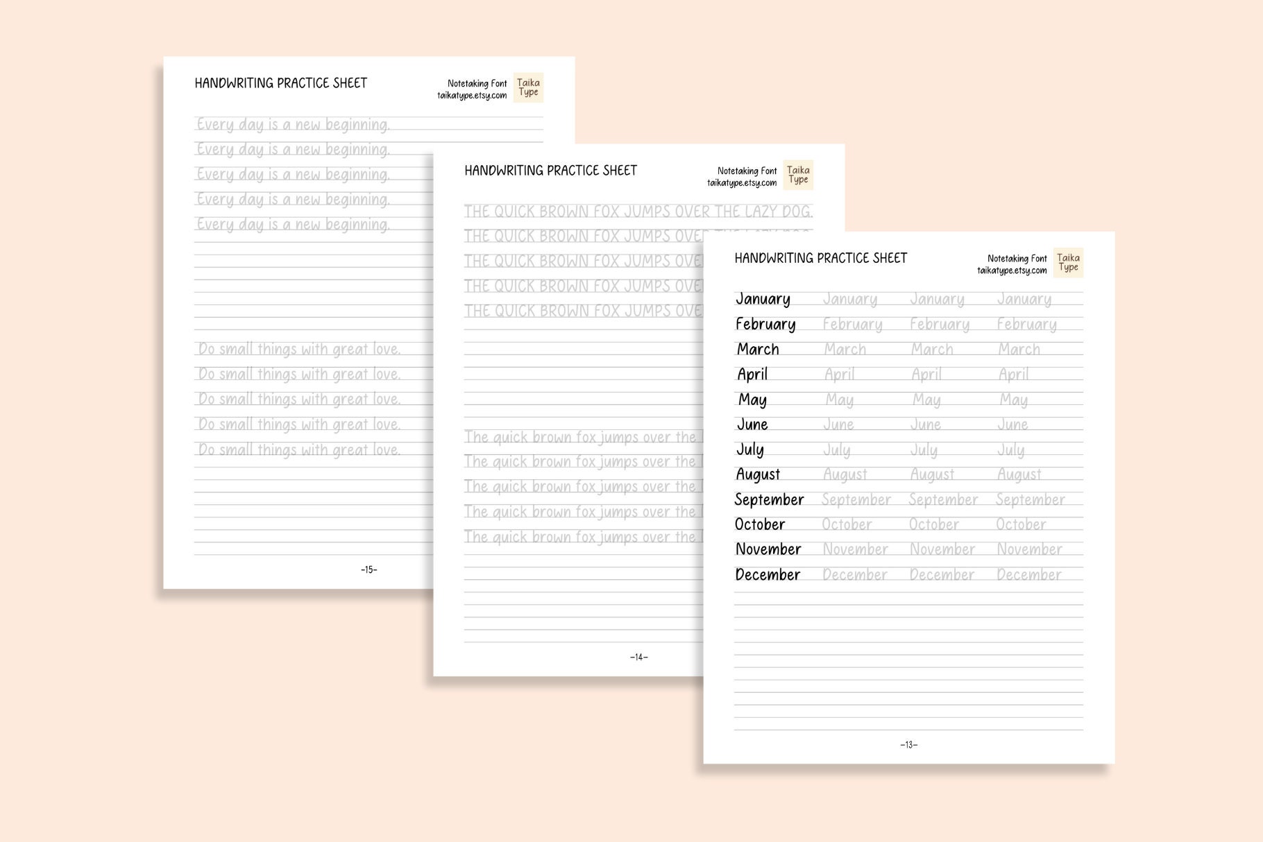 Neat Handwriting Practice Sheets, Printable Handwriting Worksheets ...