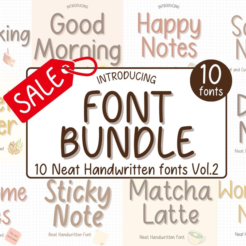 Font Bundle - Etsy