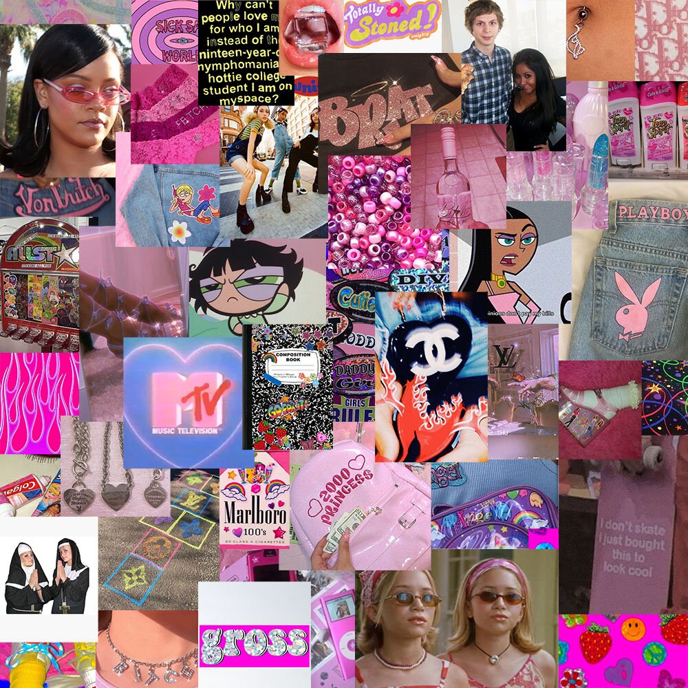 Y2K photo collage kit | Etsy