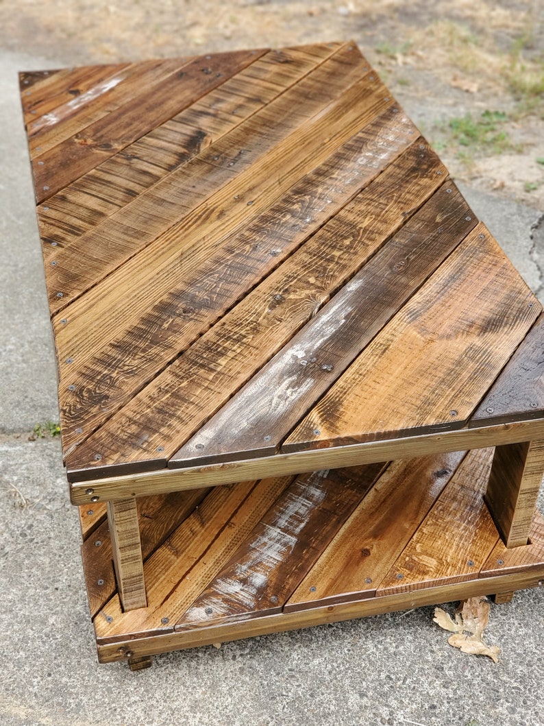 Diagonal Coffee Table - Etsy