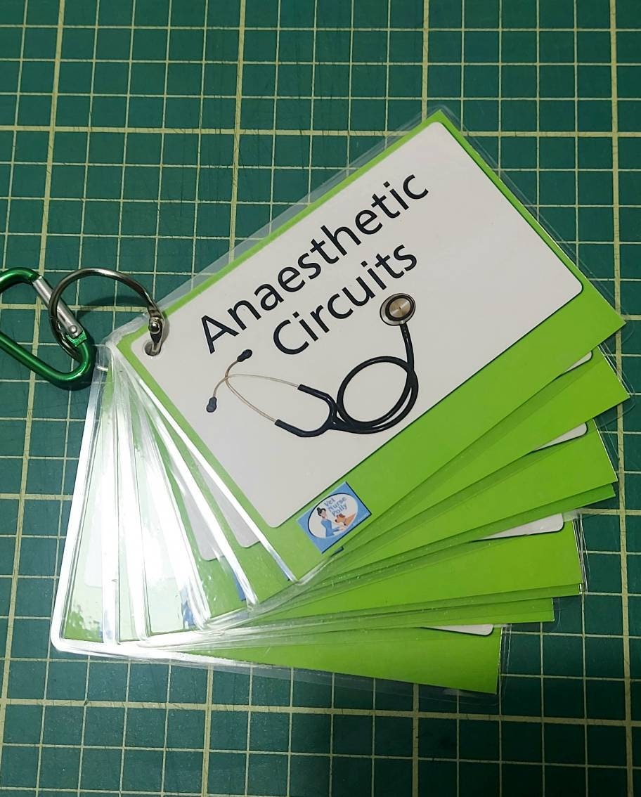 Veterinary Nursing Anaesthesia Flash Cards - Etsy